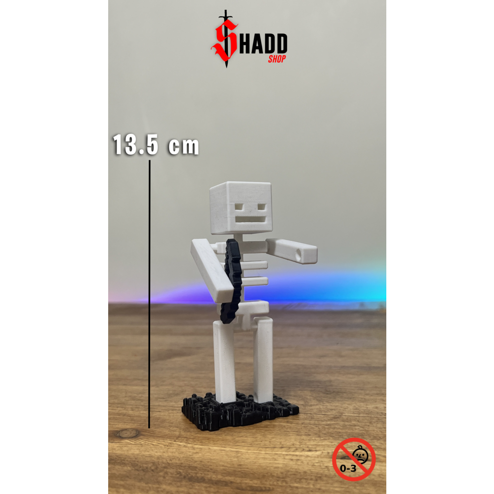 Minecraft İskelet Figür | Tarzınızı 3D'de Bulun!
