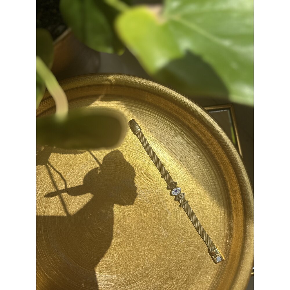 ÇELİK HASIR GÖZ FİGÜRLÜ BİLEKLİK | SHİNE BİJUTERİ