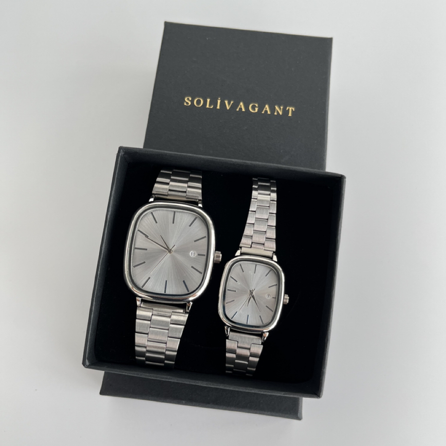 SOLIVAGANT | Silver White Kol Saati '' YENİ SEZON ÇİFT | SOLIVAGANT