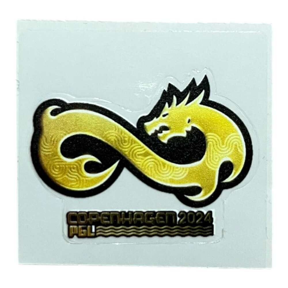 Eternal Fire Gold Copenhagen Şeffaf Sticker | CS2 Sticker