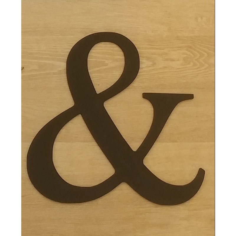 Ahşap And işareti , siyah | suehomedecor