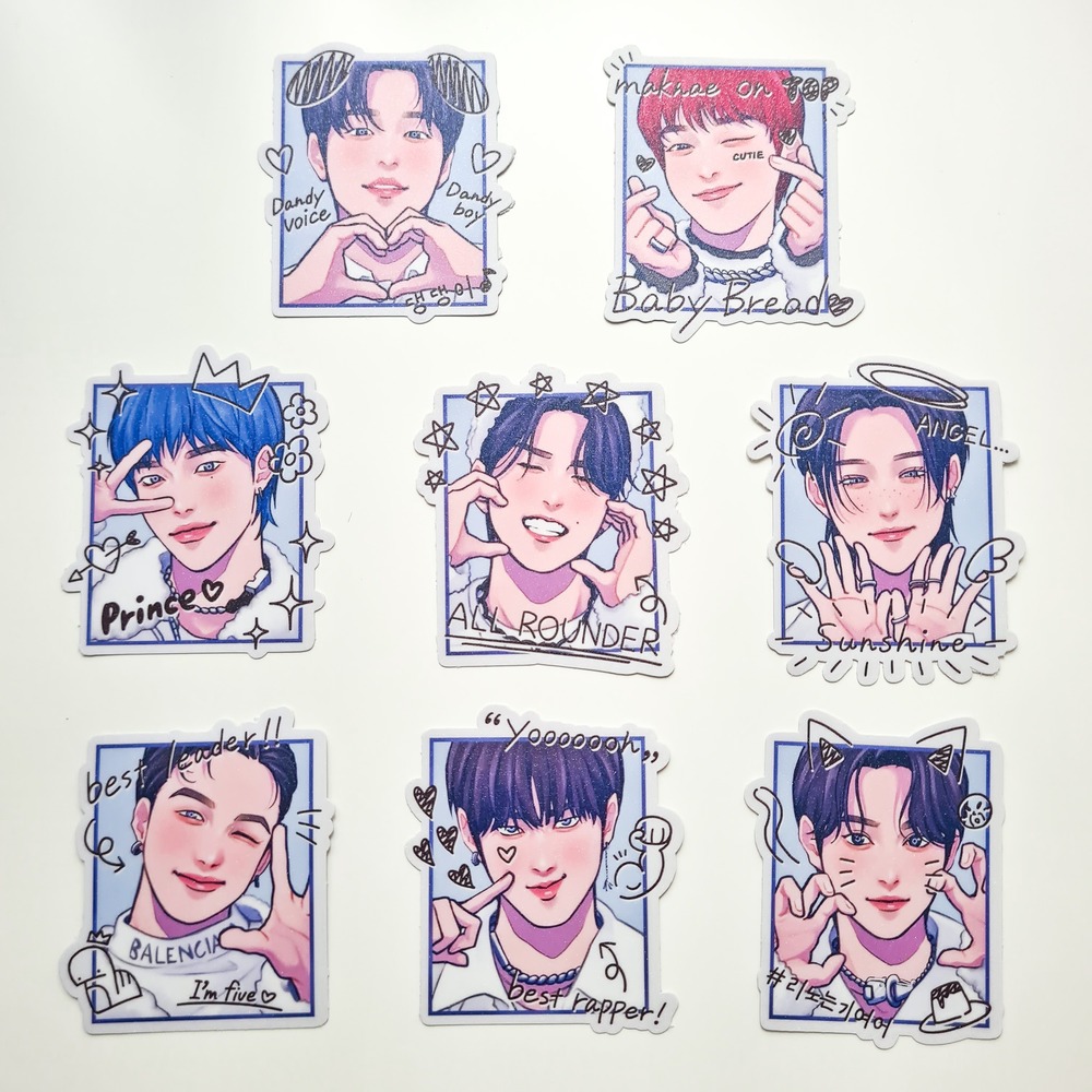 SKZ Glitter Sticker | ♥ TPS SHOP ♥
