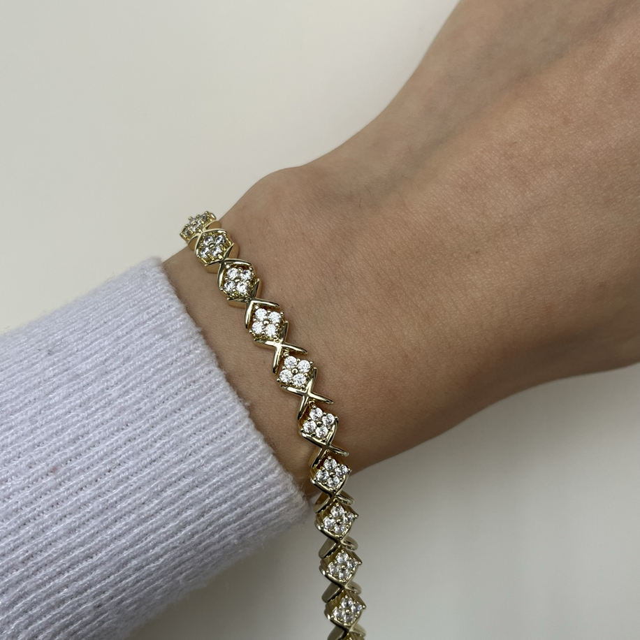Taşlı Ayarlanabilir Xuping Bileklik | TUVIA JEWELRY