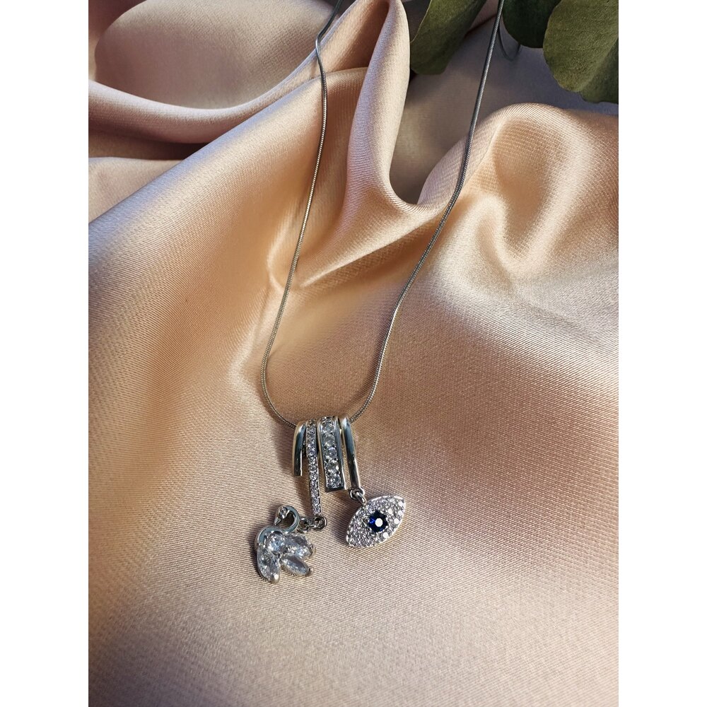 STEEL Silver Kuğu Kolye | Venus & Co. Istanbul