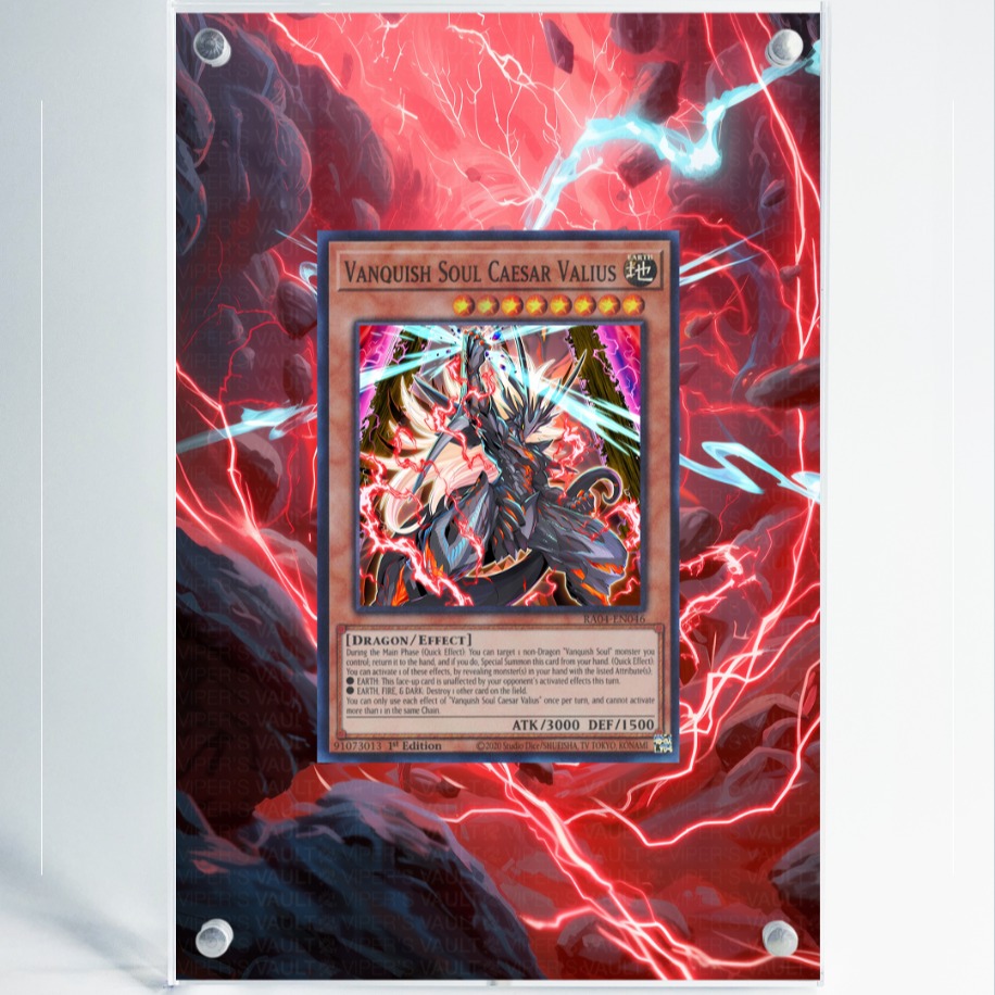 Vanquish Soul Caesar Valius - Yu-Gi-Oh! Extended Art Display | Viper's ...