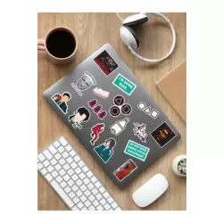 Squid Game Laptop Notebook Tablet Sticker Set Sticker Set - ARSET25E ...