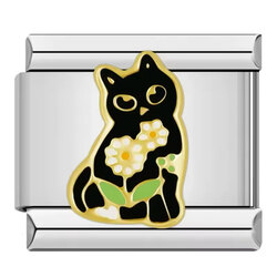 Papatya detay kedi italyan charm | Alwaysbabe•Co