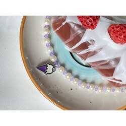 lilac cream dondurma kolye | Helen Heaven Design