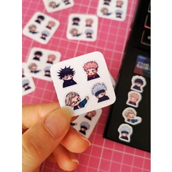 Mini Jujutsu Kaisen Laptop Sticker Seti | HousekiArt Shop