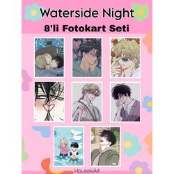 Waterside Night Fotokart Seti | HousekiArt Shop