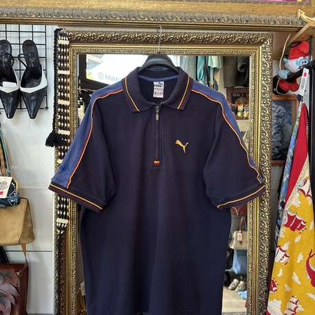 90’s Puma Quarter Zip Polo | Kırık Altı Vintage