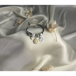 Beyaz Midye Pandora | MARENSHOP TAKI AKSESUAR