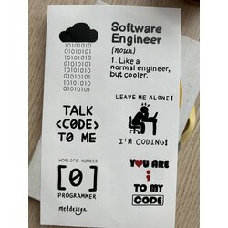 Software Engineer Sticker Seti | MED LAB