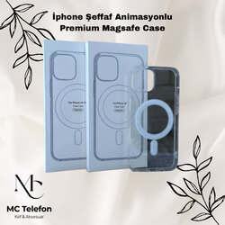 İphone Şeffaf Animasyonlu Premium Magsafe Case | MC Kılıf & Aksesuar