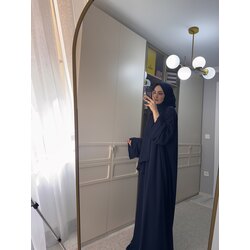 Lacivert melek abaya | MELEK KAYA HİJAB