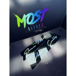 1 ADET DEKOR PLAKA HOLOGRAMLI | MOST DİZAYN