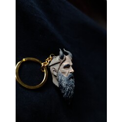 God Of War Mimir Keychain | Capploonba Works