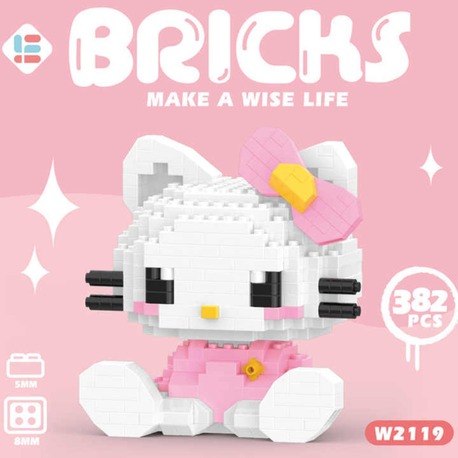 Hello Kitty Bricks Büyük Lego | Nutechie Mini Lego