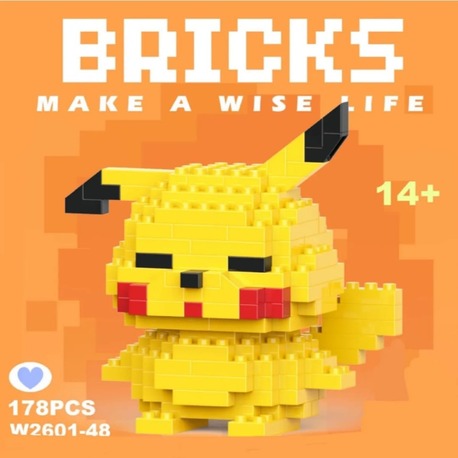 Pikachu Bricks Mini Lego | Nutechie Mini Lego