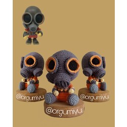 TF2 PYRO Funko POP Örgü Figürü | Örgü Oyun Aksesuarları