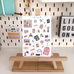 Study Stuff Sticker Sheet | Softnpaper