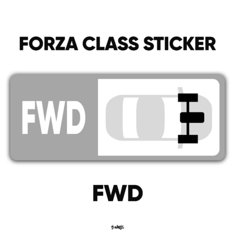 Forza Class FWD Sticker | SunRiseClub