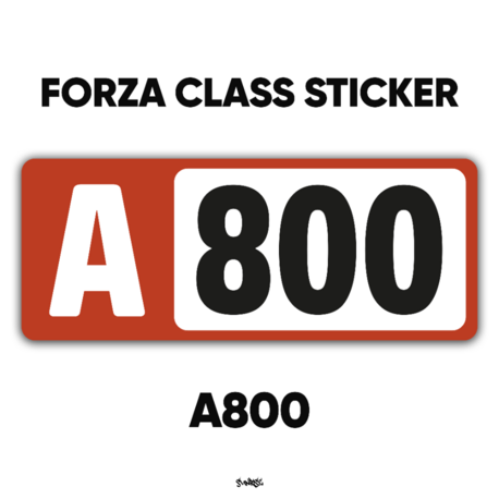 Forza Class A800 Sticker | SunRiseClub