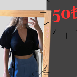 İspanyol Kol Belden Bağlamalı Crop | MODA ve BUTİK