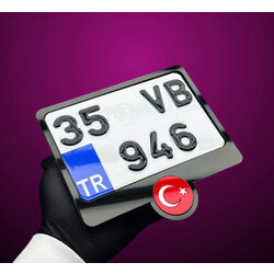 12x18 Plaka ve Pleksi Plakalık VERNİKLİ | Arena Plaka