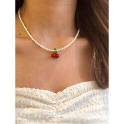 İnci Cherry Kolye | Bade Designs Handmade and unique designs