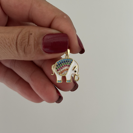 Özel seri fil kolye ucu | Candan Accessories