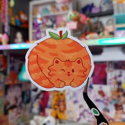 Orange Cat Sticker | Dosei's Art Shop
