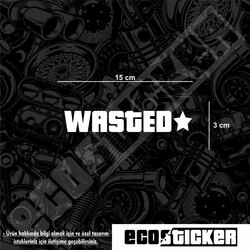 Wasted Sticker | Ecosticker
