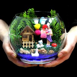 Teraryum Cam Fanus | Elit Hediyelik