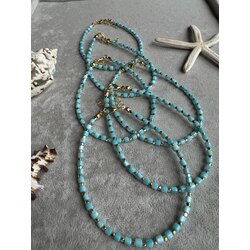 Mavi Boncuk Halhal | flowatelierjewelry