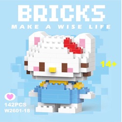 Hello Kitty Bricks Blok Seti - MAVI | Freysu Shop