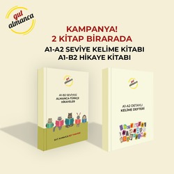 A1-B1 PDF KELİME KİTABI+ A1-B2 PDF ALMANCA HİKAYE KİTABI (KAMPANYALI ÜRÜN) | Gut Almanca