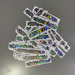 Hardcore Hologram Baskılı Sticker | Hawk And Stickers Official Store