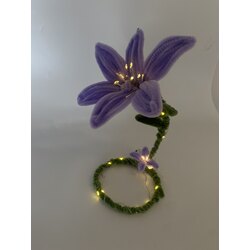 Lilyum Ledli Şönil Çiçek Kiti | Florella Design Shop