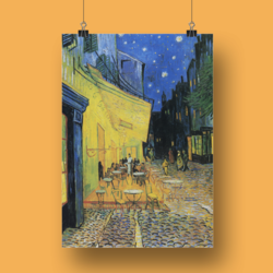 Kafe Terasta Gece (Van Gogh) (32x48 cm) | Homo Historicus