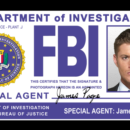 Supernatural | Wanted FBI | A3 Çerçeveli Poster | Juan Wear