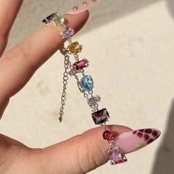 VIP Kap. | SW Model Renkli Taşlı Bileklik | Laura Atelier