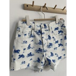 Mng blue palm Kadin kot şort | Leda ‘s shop