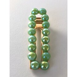 Yeşil inci klips toka | MAKSTORE