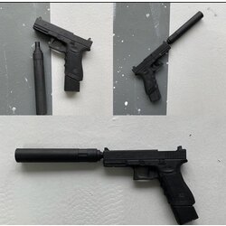 Susturuculu Glock Modeli | Printiinfinity