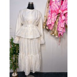 DANTEL DETAYLI İKİLİ TAKIM | midi_moda