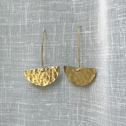 Güverseli Küpe | Yarım Yuvarlak | Mimi Things Co.