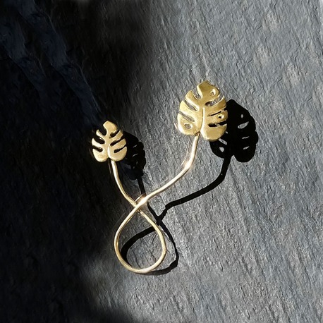 2'li Monstera Broş | Mimi Things Co.
