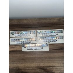 Mission passed respect sticker | motoshopp35