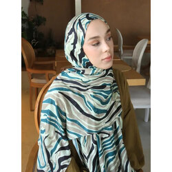 Zebra Desen Bambu Şal | Noble Scarf